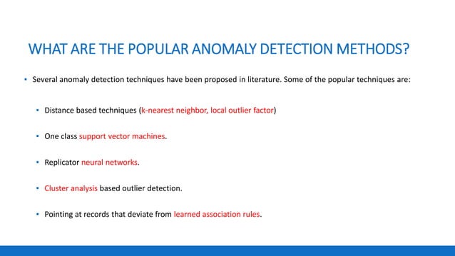 Anomaly Detection | PDF