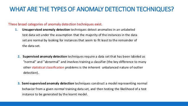 Anomaly Detection