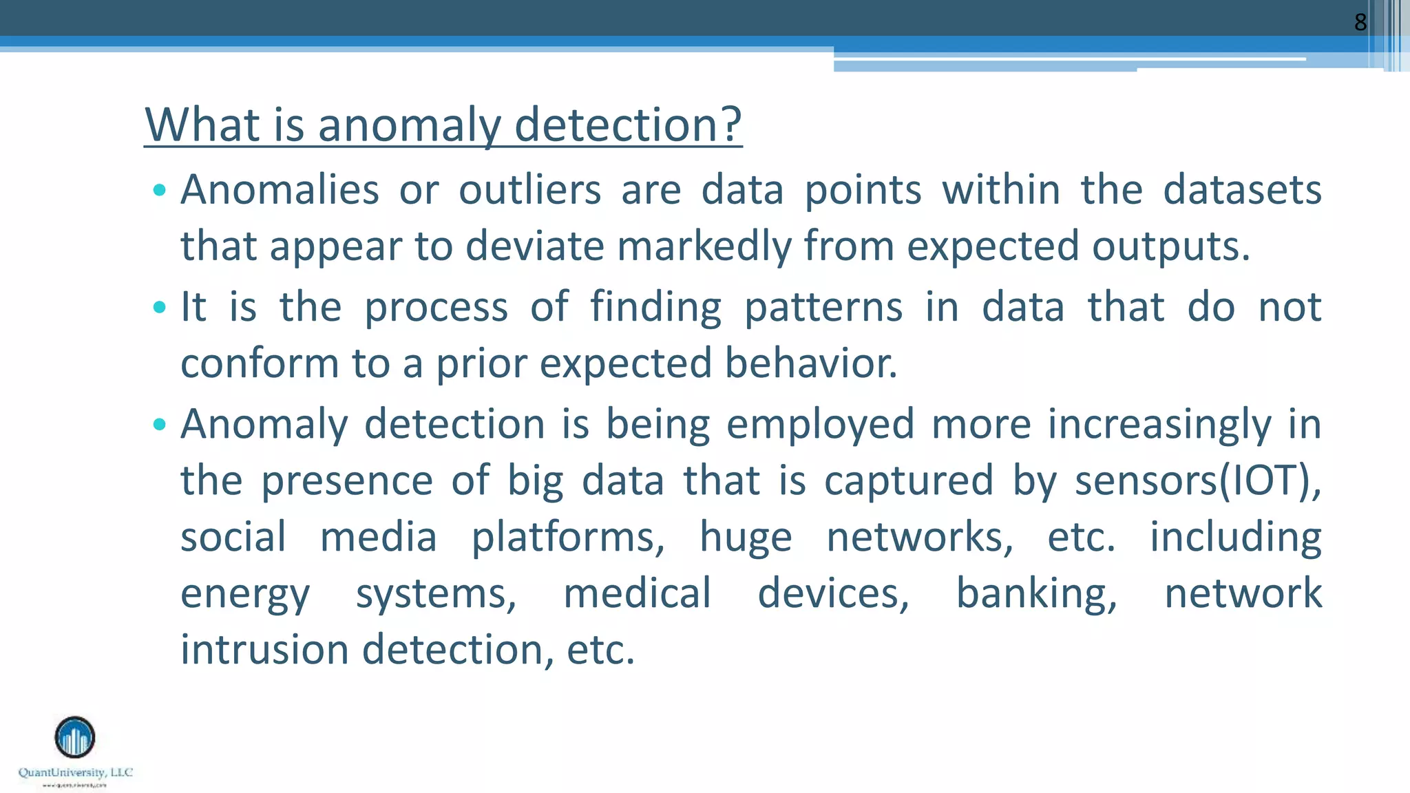 Anomaly detection | PDF