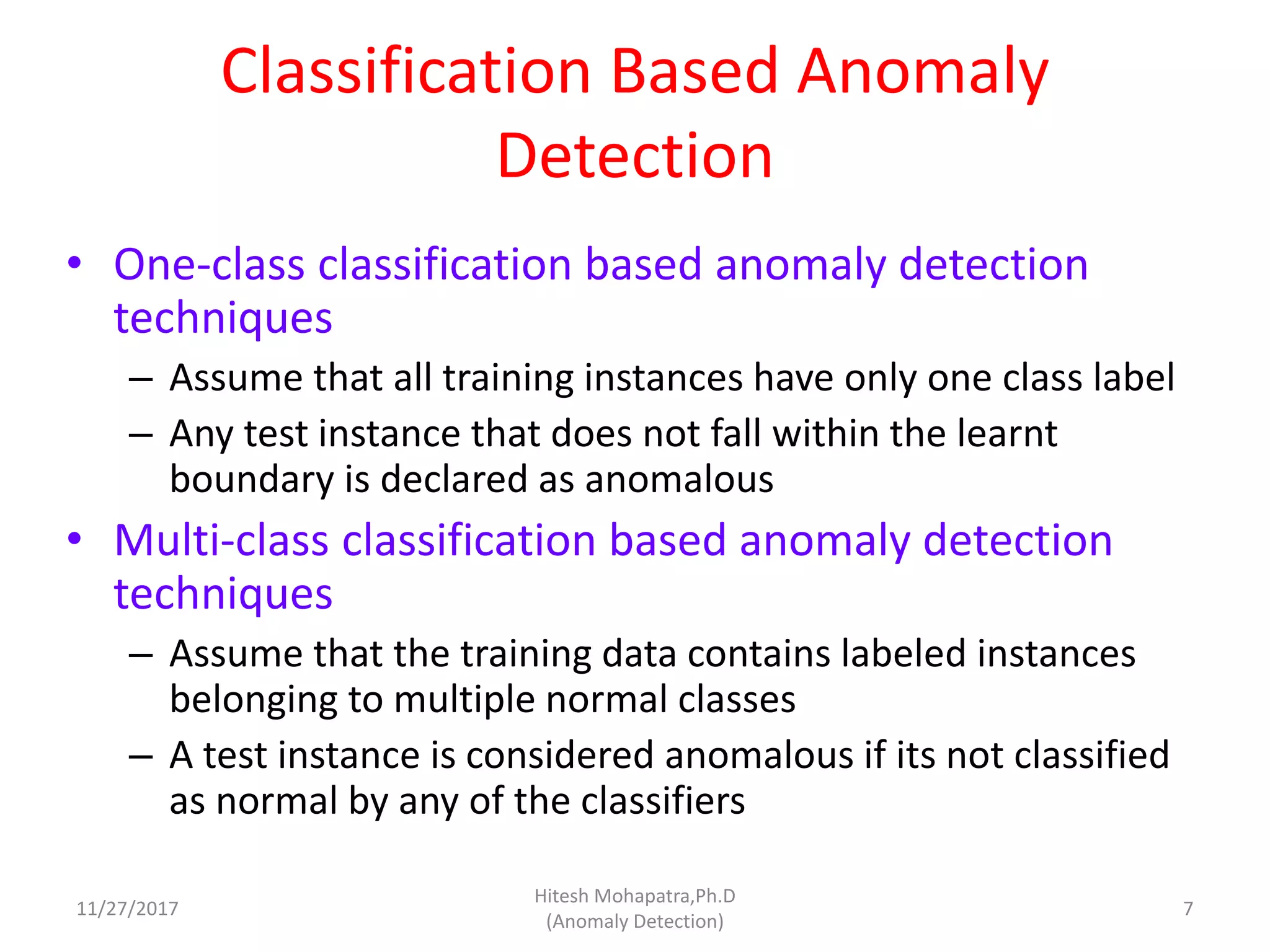 Anomaly detection | PDF