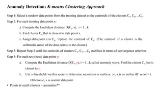 Anomaly detection (Unsupervised Learning) in Machine Learning | PDF