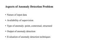 Anomaly detection (Unsupervised Learning) in Machine Learning | PDF