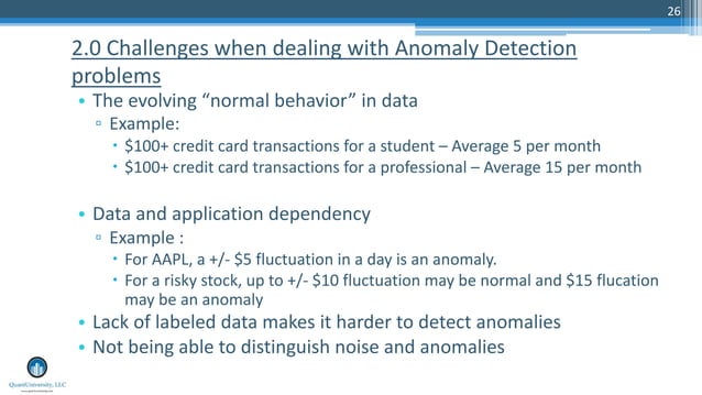 Anomaly detection Workshop slides | PDF | Technology & Computing
