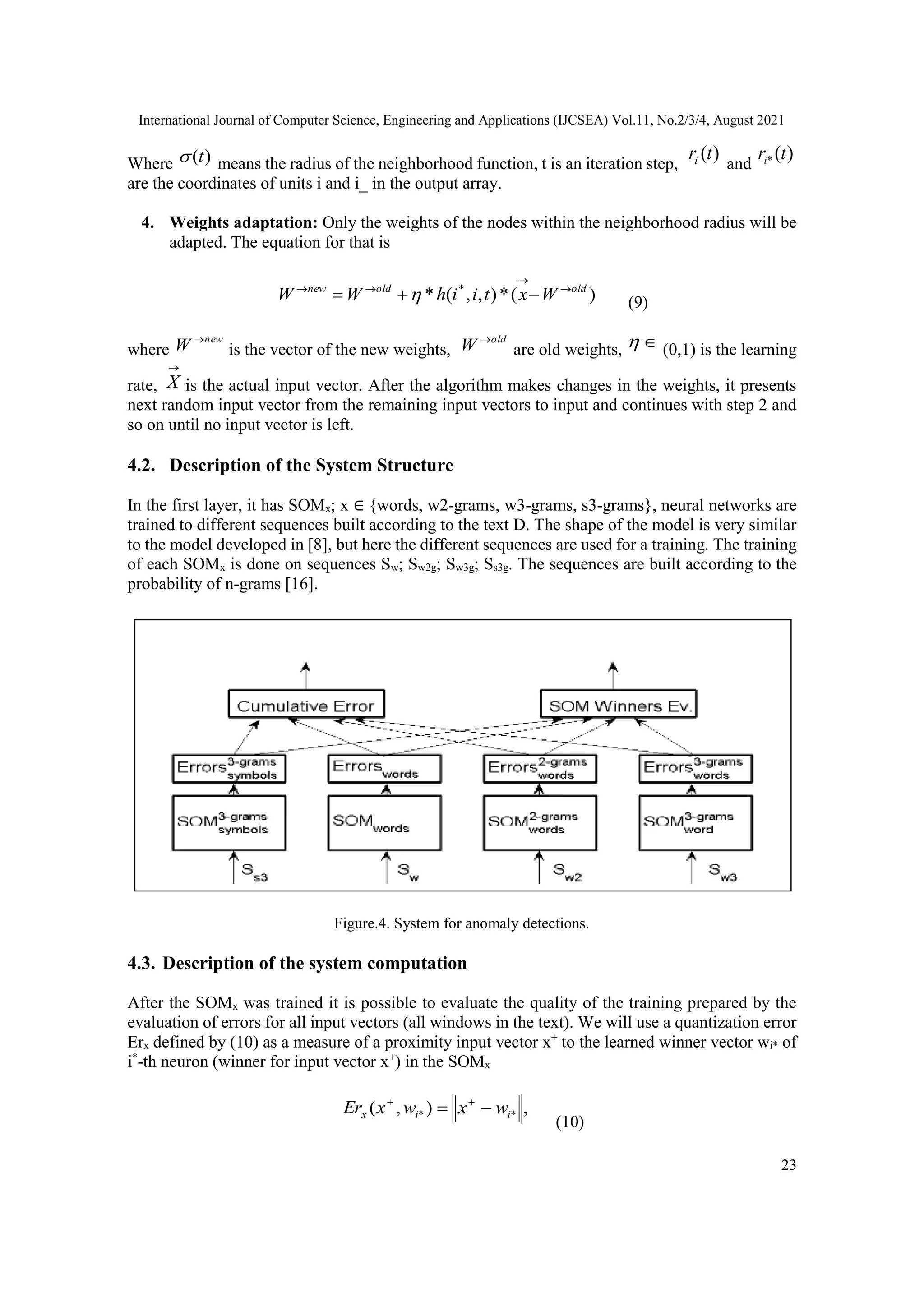 Anomaly Detection in Arabic Texts using Ngrams and Self Organizing Maps | PDF | Desktop ...