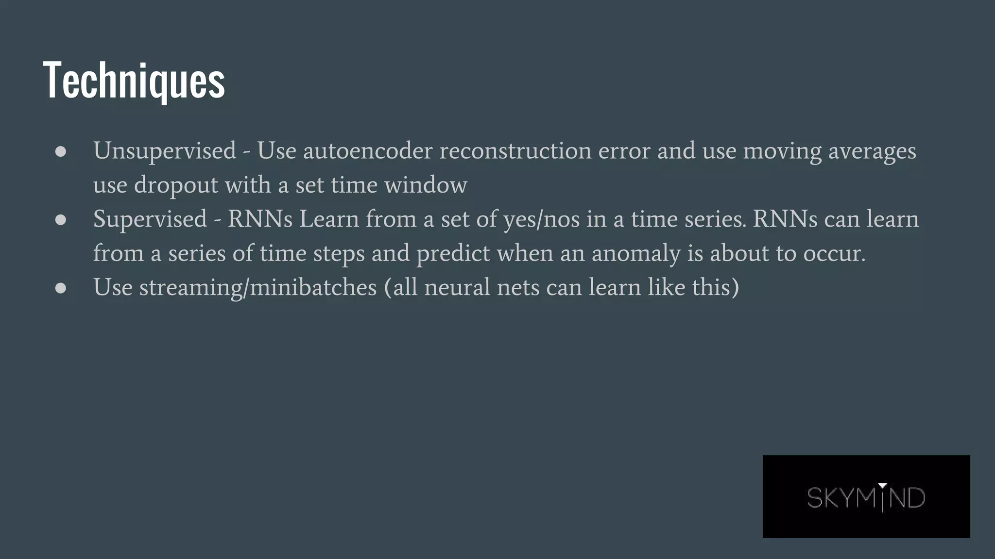 Anomaly detection in deep learning | PPT