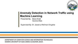 Anomaly Detection in Network Traffic using Machine Learning.pptx