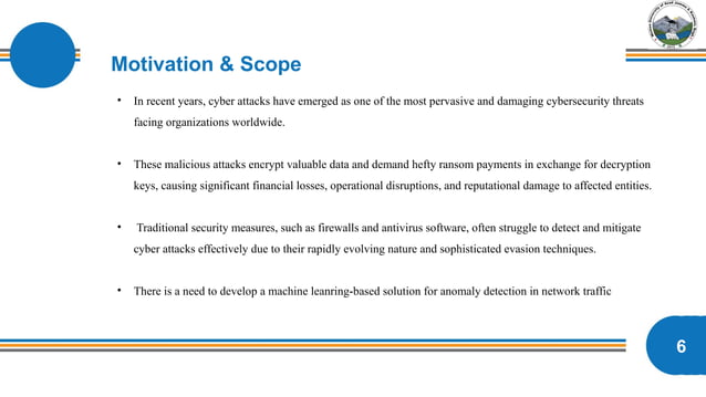 Anomaly Detection in Network Traffic using Machine Learning.pptx