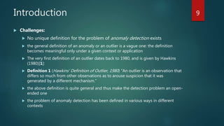 Anomaly detection in plain static graphs | PPTX