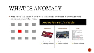 Anomaly detection- Credit Card Fraud Detection | PPTX