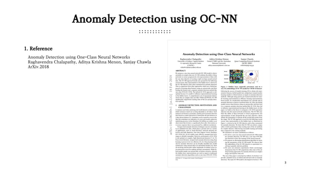 Anomaly Detection Using One Class Neural Networks Ocnn Pdf Computing Technology And Computing