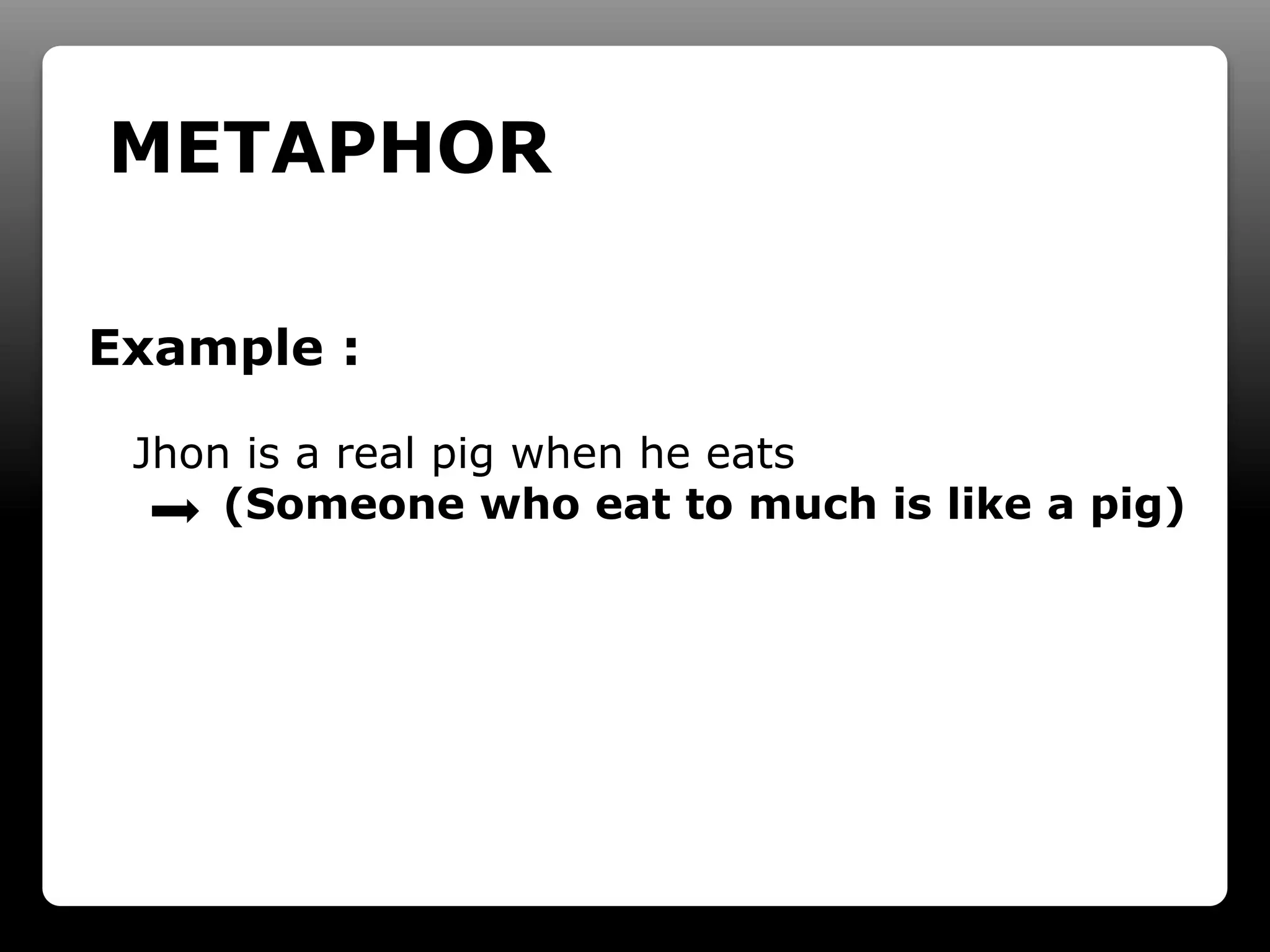 Anomaly, Metaphor and Idiom | PPTX