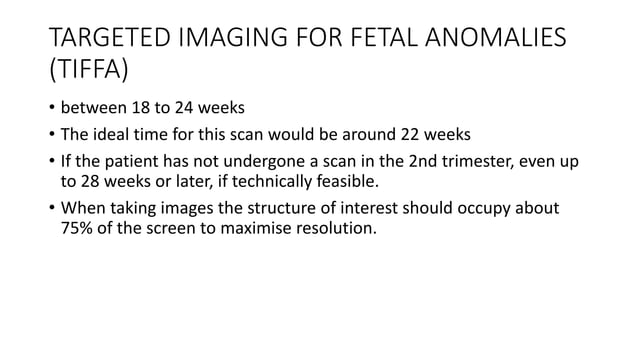 anomaly scan. fetal anomaly scan. second trimester scan | PPTX ...