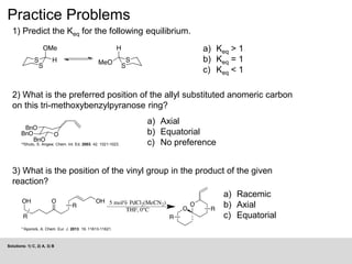 Anomeric effect | PPTX