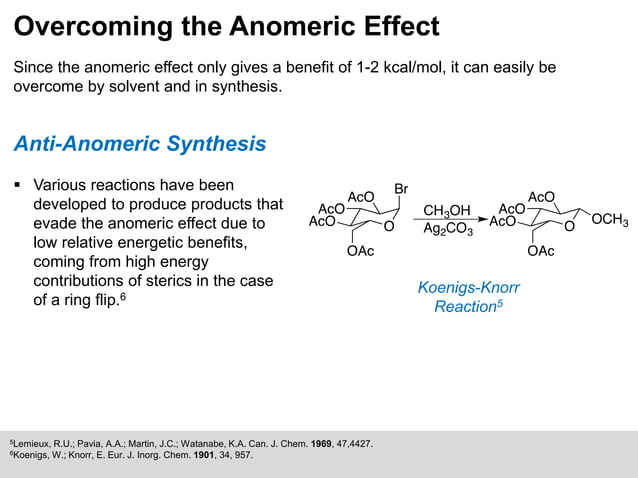 Anomeric effect | PPT