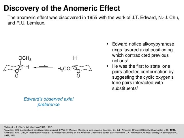 Anomeric effect