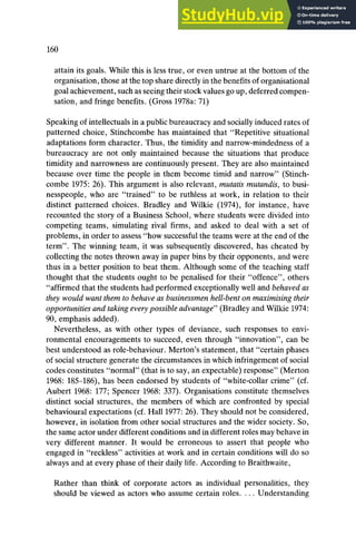 Anomie And Corporate Deviance | PDF