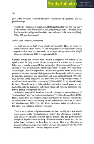 Anomie And Corporate Deviance | PDF