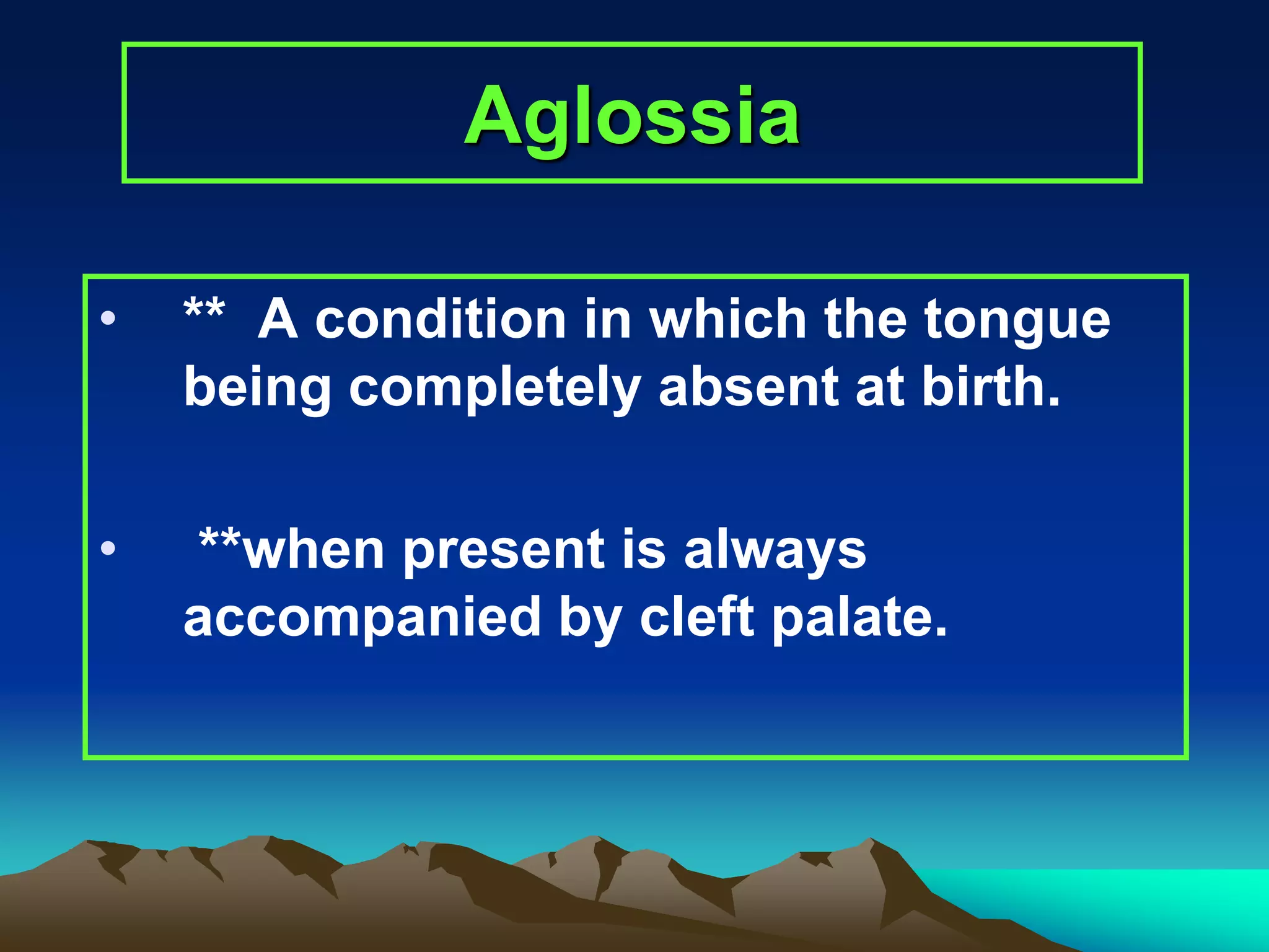 Anomilies Related to Oral and Para-oral Structures | PDF