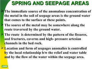 Anomolies in drainage sediments | PPT