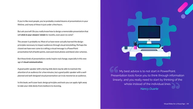 A non designers guide to creating memorable visual slides by visme | PDF