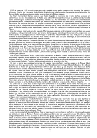Anon el secreto de los andes | DOC