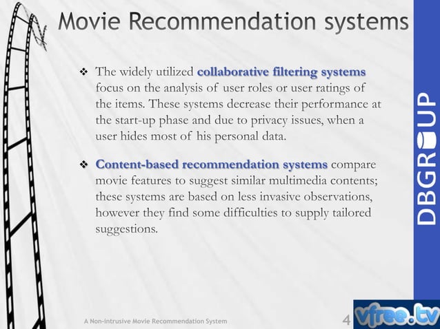 A Non-Intrusive Movie Recommendation System | PPTX