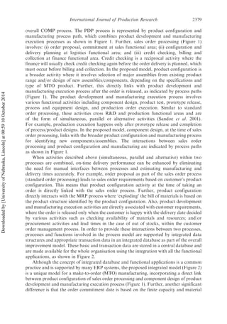An on time delivery improvement model for manufacturing organisations | PDF