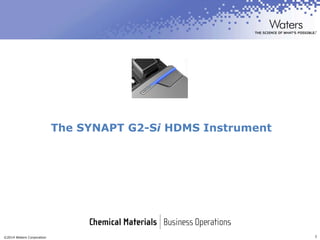Understanding complex materials using high definition mass spectrometry ...