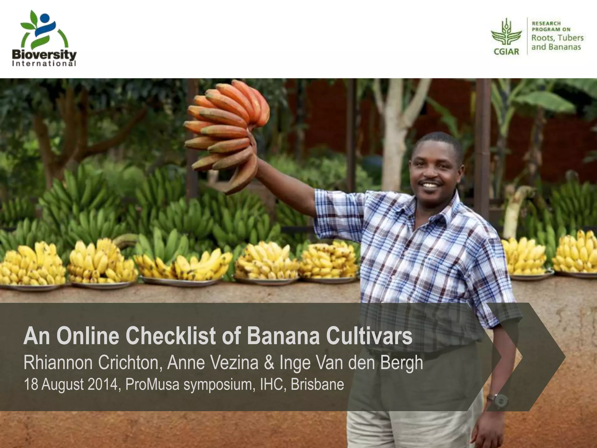 An online checklist of banana cultivars | PPTX
