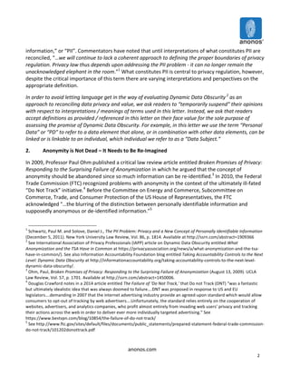 Anonos Letter To International Privacy Regulators | PDF | Web ...