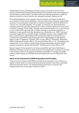 An Ontology For Strongly Sustainable Business Models Defining An ...