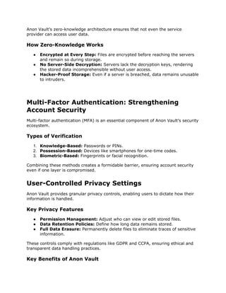 Anon Vault_ The Ultimate Guide to Secure, Anonymous Online Data Storage ...