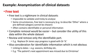 Anonymisation 101 | PPTX | Data Storage and Warehousing | Computing