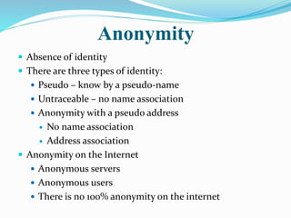 ANONYMITY, SECURITY, PRIVACY AND CIVIL LIBERTIES.pptx