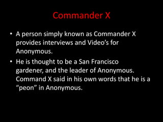 Anonymous | PPT