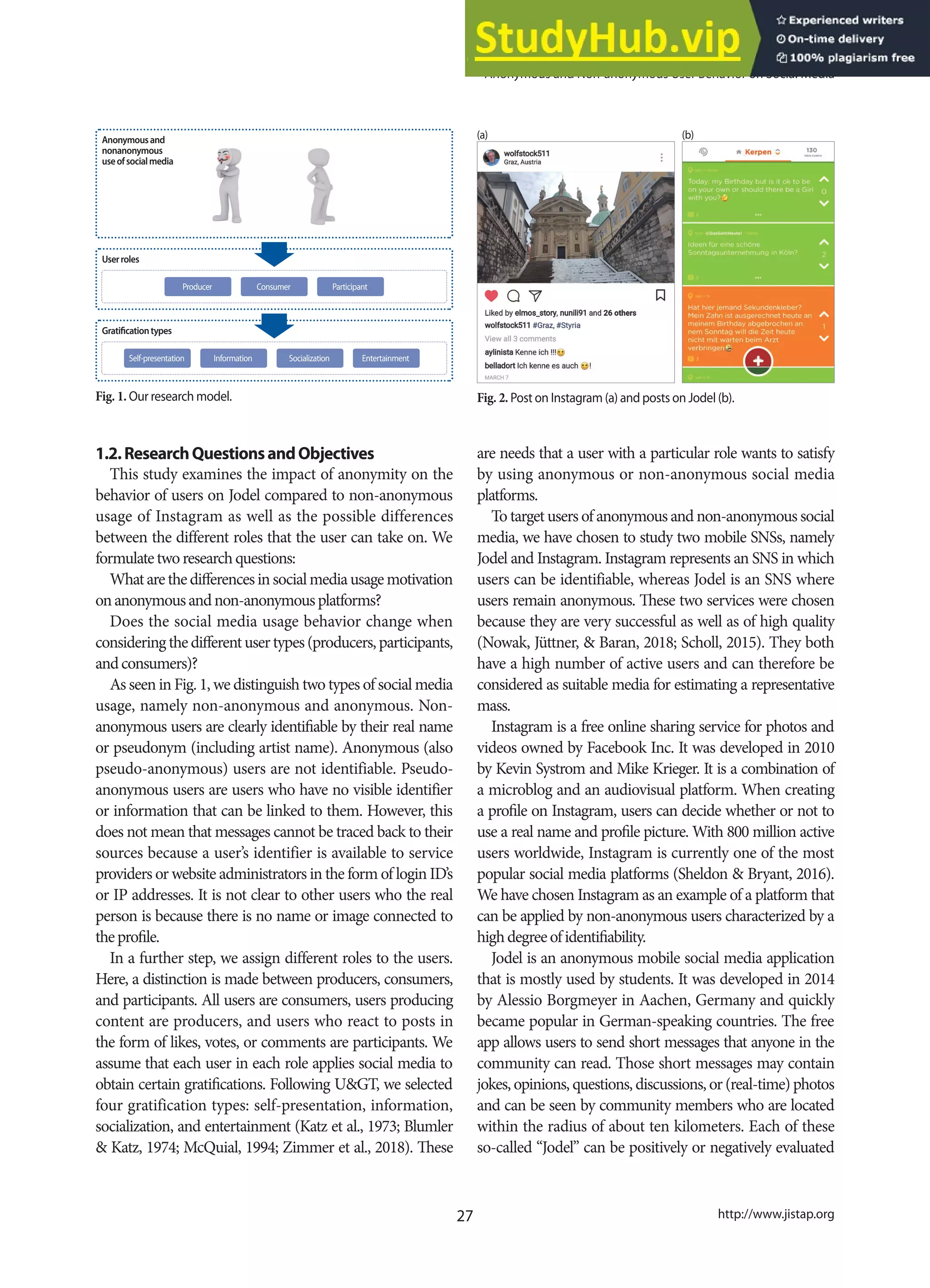 Anonymous And Non-Anonymous User Behavior On Social Media A Case Study ...