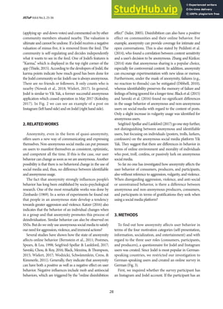 Anonymous And Non-Anonymous User Behavior On Social Media A Case Study ...