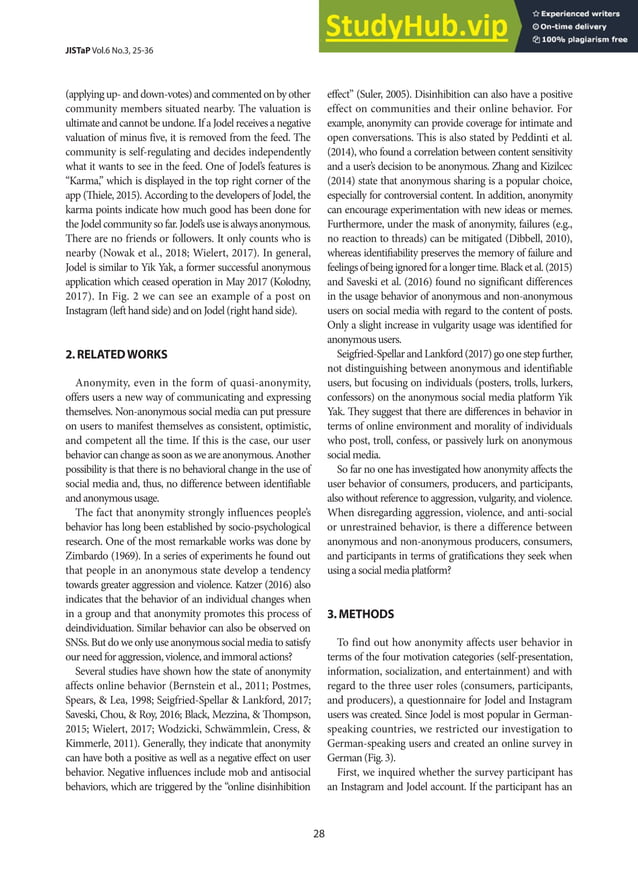 Anonymous And Non-Anonymous User Behavior On Social Media A Case Study ...