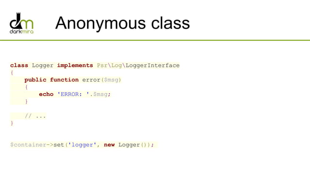 Anonymous classes | PPT