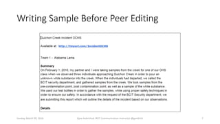 Anonymous peer review using google docs | PPTX