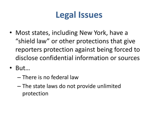 Anonymous sources in Journalism | PPT