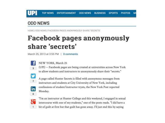 Anonymous sources in Journalism | PPT