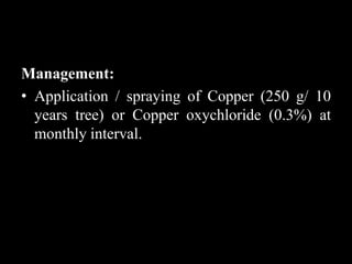 Deficiency diseases of mango | PPTX