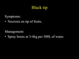 Deficiency diseases of mango | PPTX