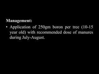 Deficiency diseases of mango | PPTX