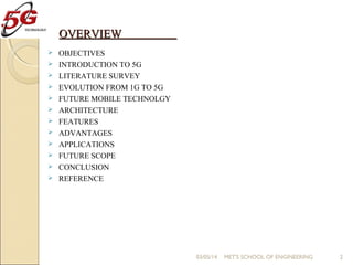 5G - FUTURE MOBILE TECHNOLOGY | PPT