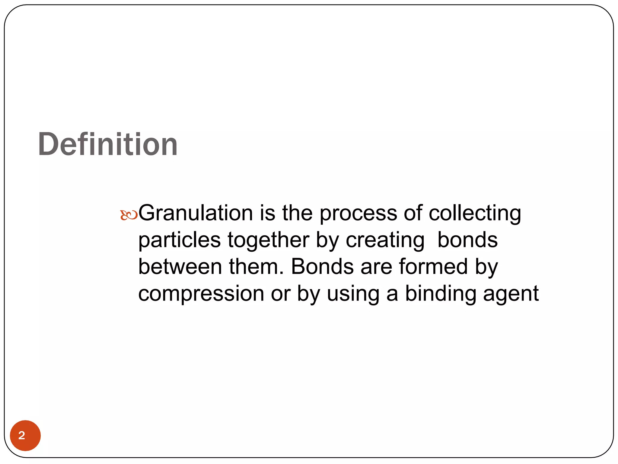 Tablet granulation ppt | PPTX