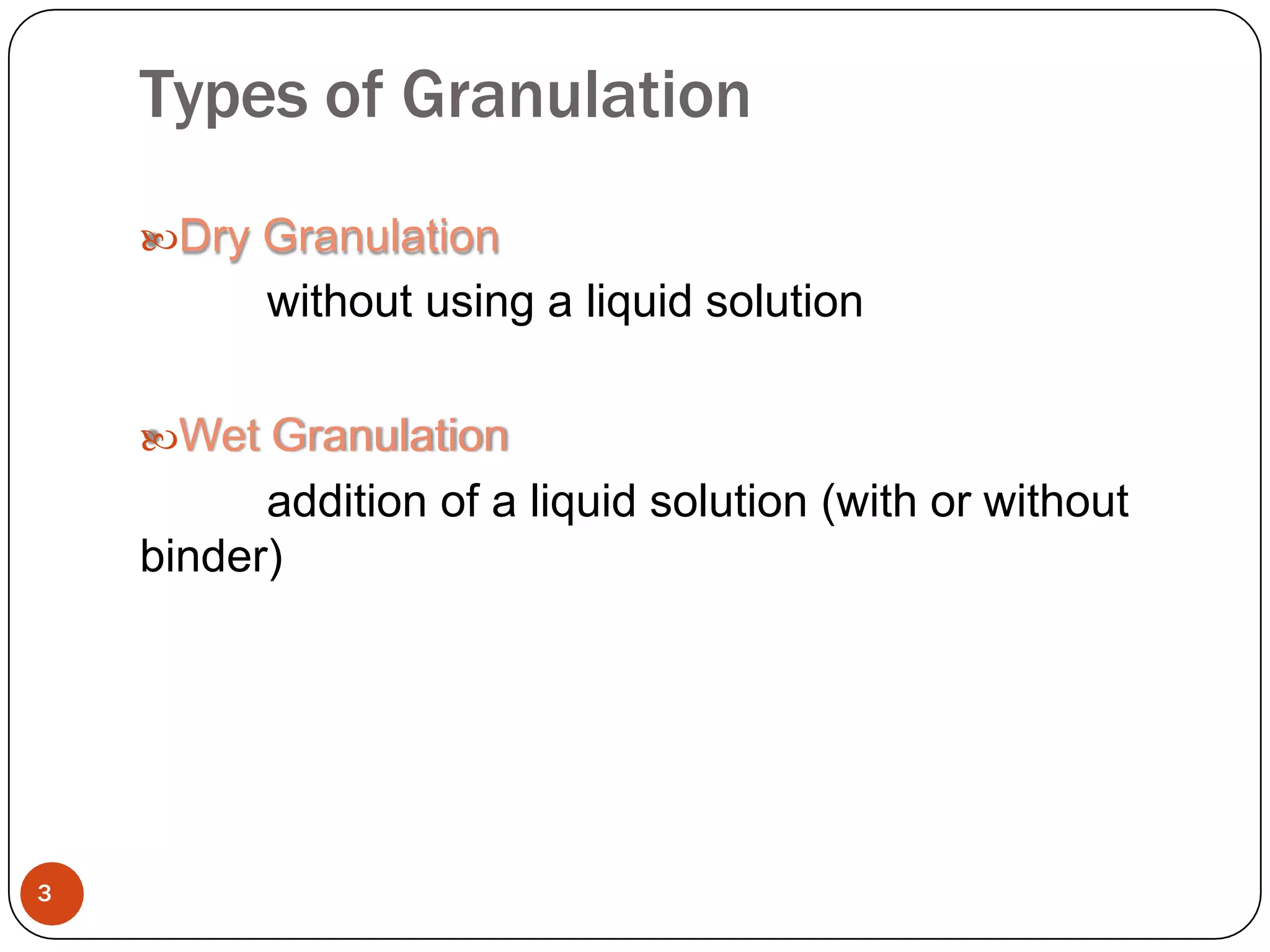 Tablet granulation ppt | PPTX
