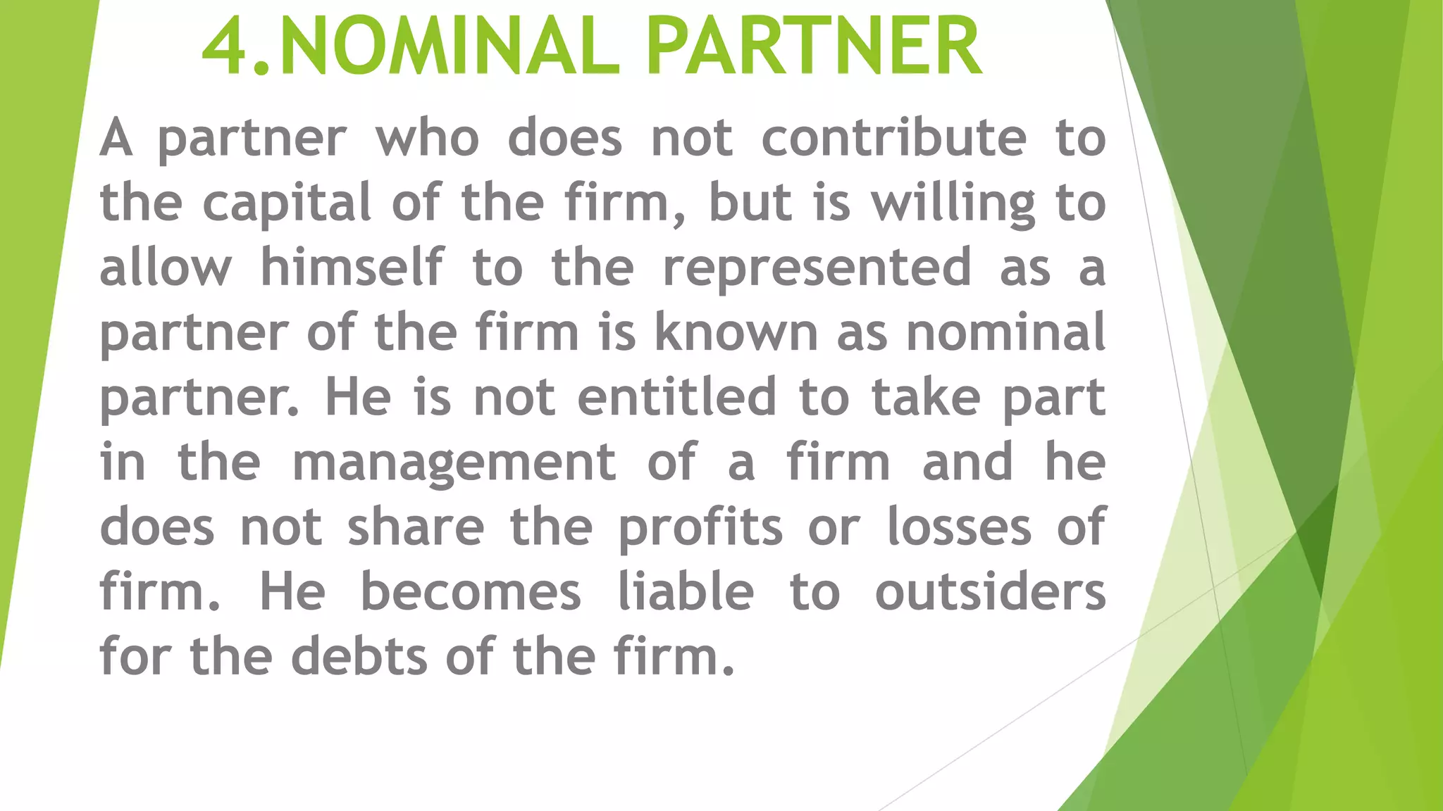types of partners | PPTX