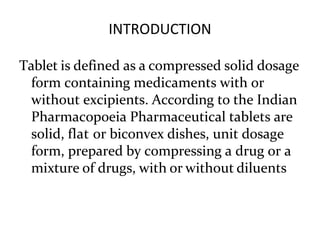 Tablets ppt | PPTX